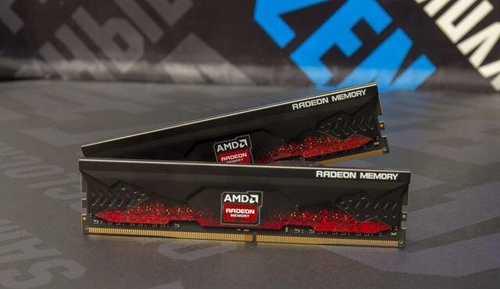 Оперативная память DDR4 8GB 2 шт. AMD Radeon R9