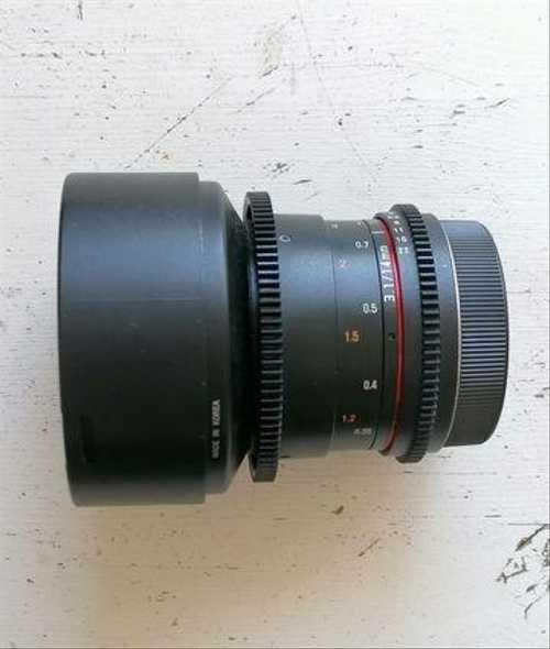 Объектив Samyang MF 14mm T3.1 vdslr II Canon EF