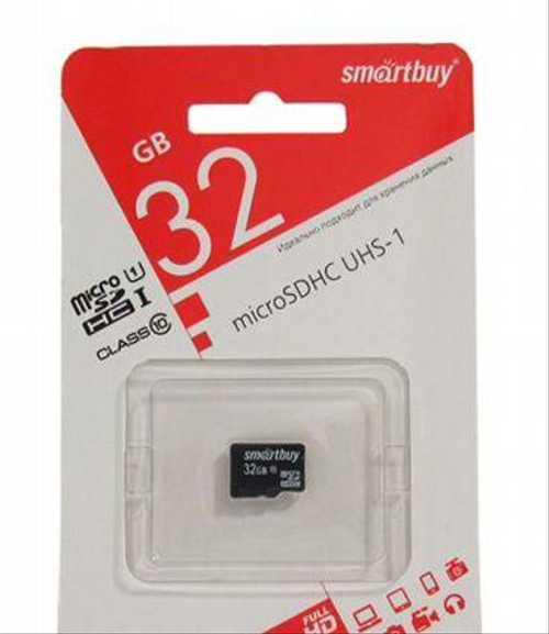 Флэшка micro sd 32 GB (класс 10)