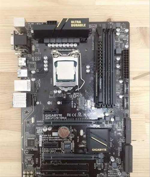 Комплект I5 6600K/Gigabyte GA-Z170-HD3/8Gb