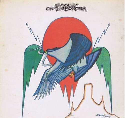 Eagles-ON THE border-1974 EX+ japan