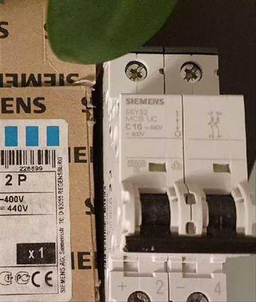 Автоматический выключатель siemens
