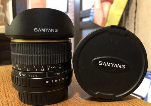 Объектив Samyang 8mm