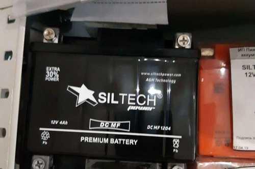 Мото аккумулятор siltech GEL 12V4AH о.п. (YTX4L-BS