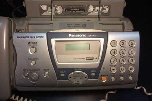 Телефон факс Panasonic kx-fp143
