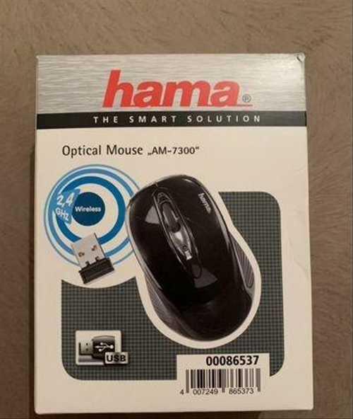 Беспроводная мышь hama AM-7300 Black USB