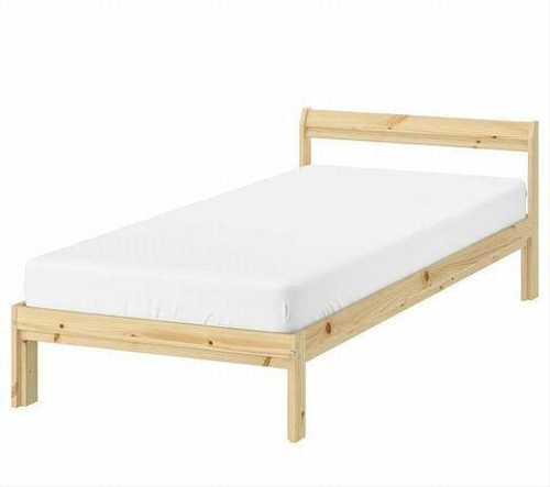 Кровать IKEA нейден (neiden) 90x200 с реечным дном