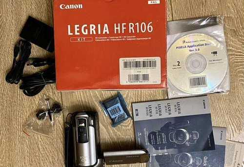 Видеокамера Canon legria HF R106