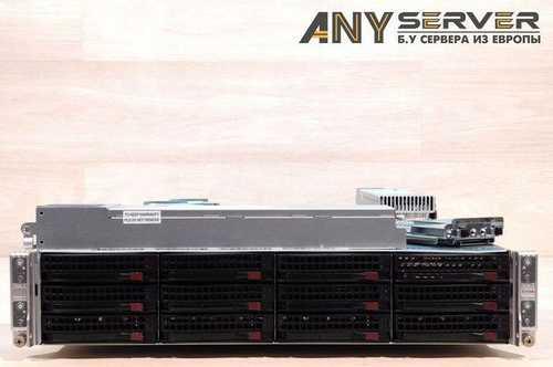 Сервер Supermicro 6028TR 8xE5-2697v3 256Gb 12LFF