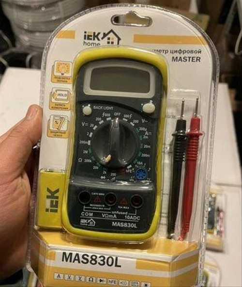 Мультиметр цифровой Master MAS830L IEK