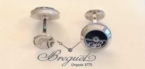 Breguet Rotor White Gold Onyx золотые запонки