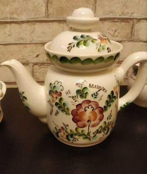 Заварочный чайник, набор Семикаракорская керамика