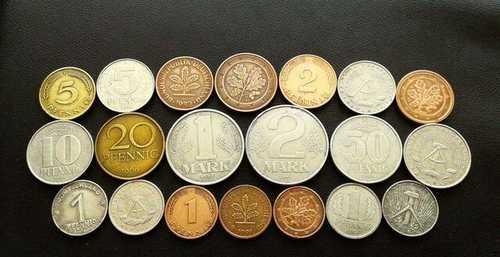 Монеты Германии, гдр, Гана, Гамбия, Гибралтар, Гон