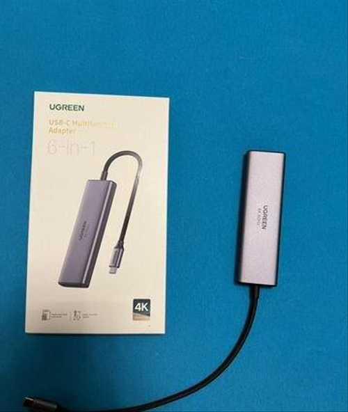 Адаптер ugreen USB C HUB 4K