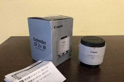 Телеконвертер Canon Extender EF 2x III