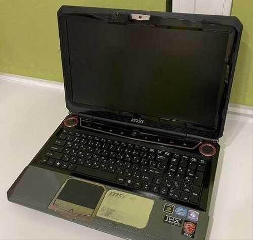Игровой ноутбук MSI gt683 dx