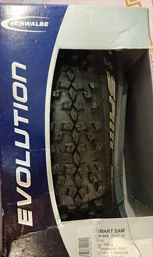 Велопокрышка Schwalbe Smart Sam EVO 26X2.1