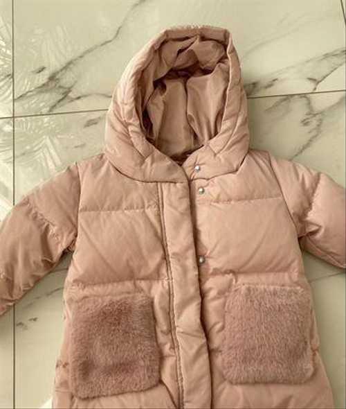 Пуховик zara на девочку
