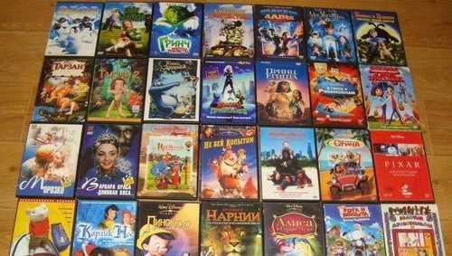 Мультфильмы и фильмы для детей на DVD
