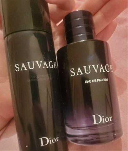 Парфюм Dior Sauvage оригинал и дезодорант