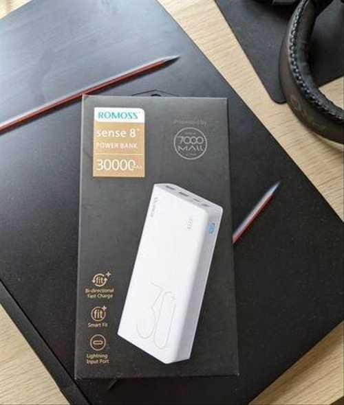 Power bank Romoss sense 8+ 30000 mah