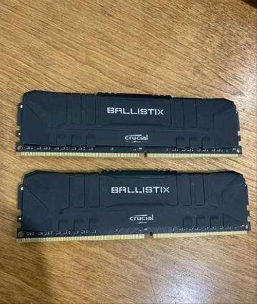 DDR4 Crucial Ballistix Black 16Gb(2x8) 3200