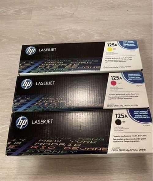 Новые фирменные картриджи HP Laserjet 125А