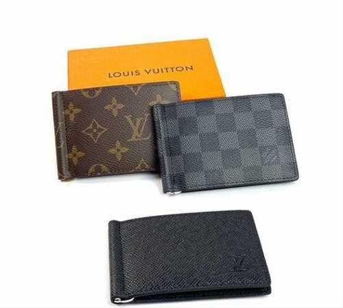 Элегантный бумажник Pince Louis Vuitton 3 цвета