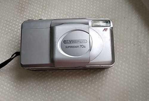 Плёночный фотоаппарат olimpus superzoom 70g