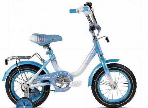 Велосипед 12д maxxpro sofia, бело-голубой