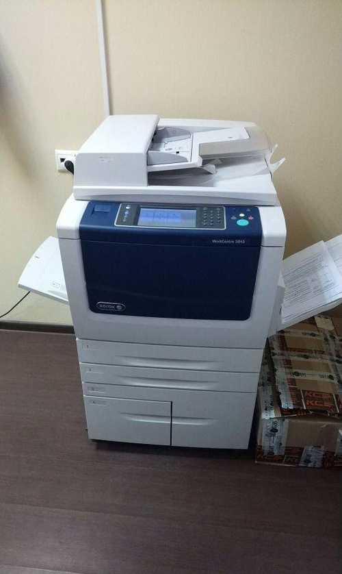 Мфу Xerox WorkCentre 5845 ч/б А3 цв. сканер