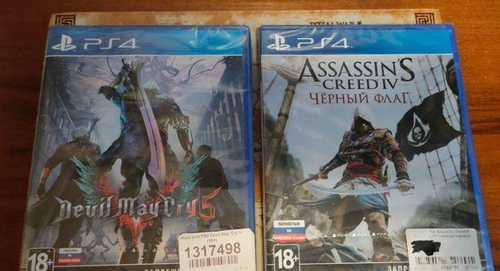 Devil may cry 5, Assassins Creed 4, новые, за обе
