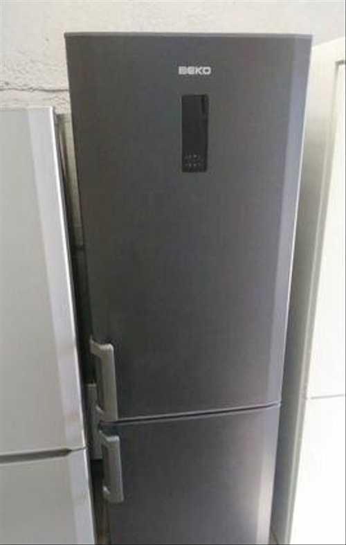 Продам холодильник beko, черный, матовый, б/у