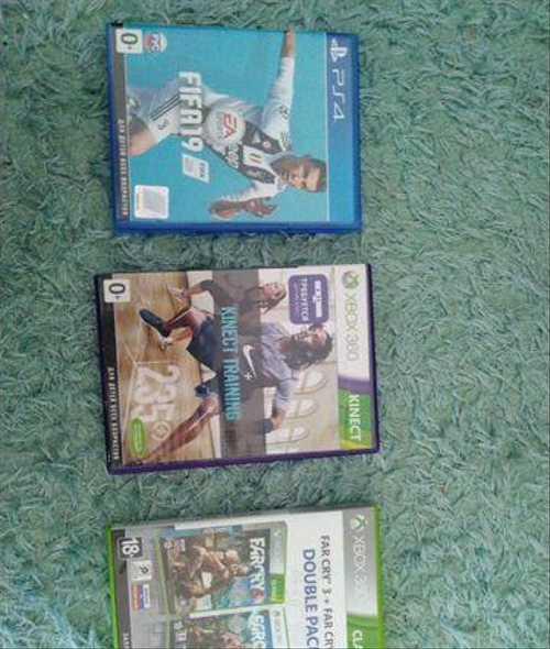 Far cry 3,4 xbox 360, nike kinect training