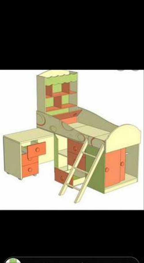 Детская модульная мебель Фруттис