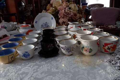 Чайные пары, чашечки, сахарницы для квартирантов