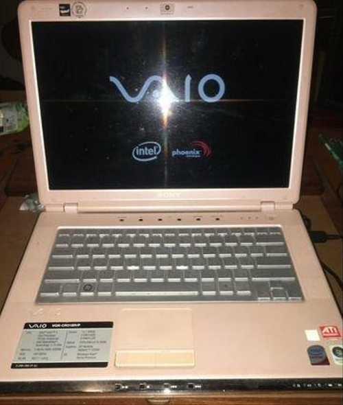 Ноутбук sony vaio vgn-cr31sr/p игровой и для работ
