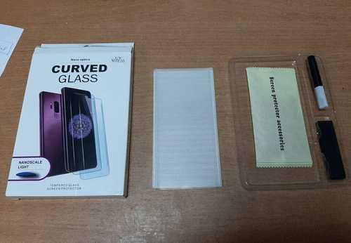 3D защитное стекло UV(уф) гель для samsung