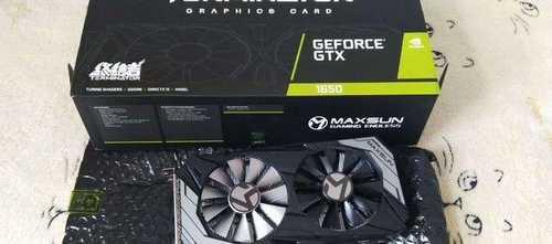 Видеокарта GTX 1650 4gb maxsun