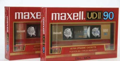 Аудиокассеты Maxell UD II 90 2 шт