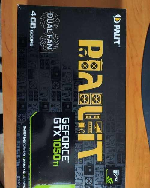 Видеокарта palit nVidia GeForce GTX 1050 TI, 4Gb