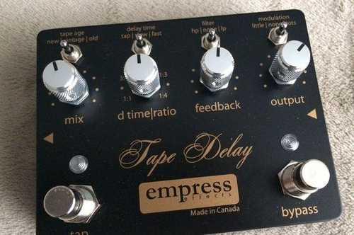 Empress effects tape delay
