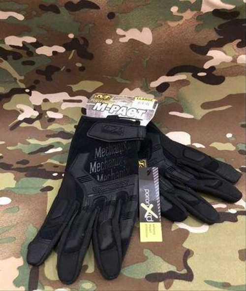 Тактические перчатки (чёрные)