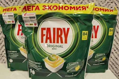 Капсулы для пмм Fairy Original 84 капсулы