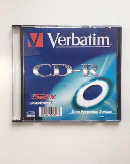 Компакт диск Verbatim CD-R - slim