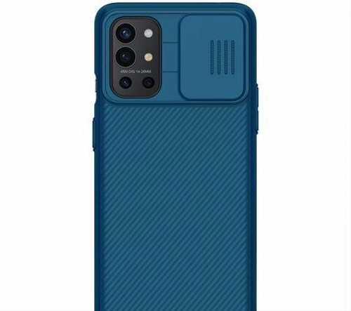 Чехол синего цвета от Nillkin на OnePlus 9R