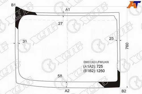 Стекло лобовое freightliner century class 1997-190