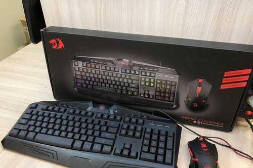 Набор игровой Redragon S101-1 мышь+клавиатура RGB