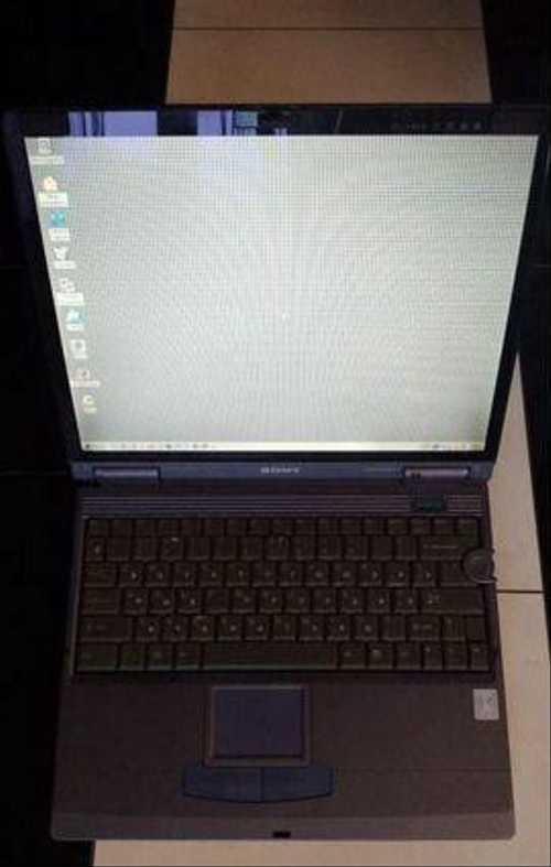 Винтажный ноутбук Sony Vaio PCG-XG19 (Пентиум 3)
