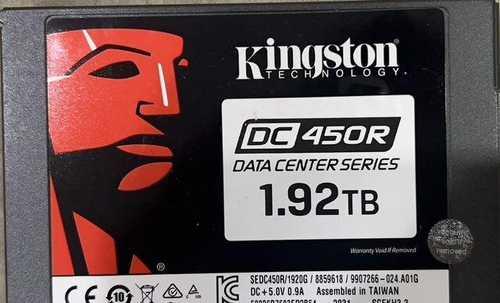 Диск SSD Kingston DC450R 1.92Tb серверный